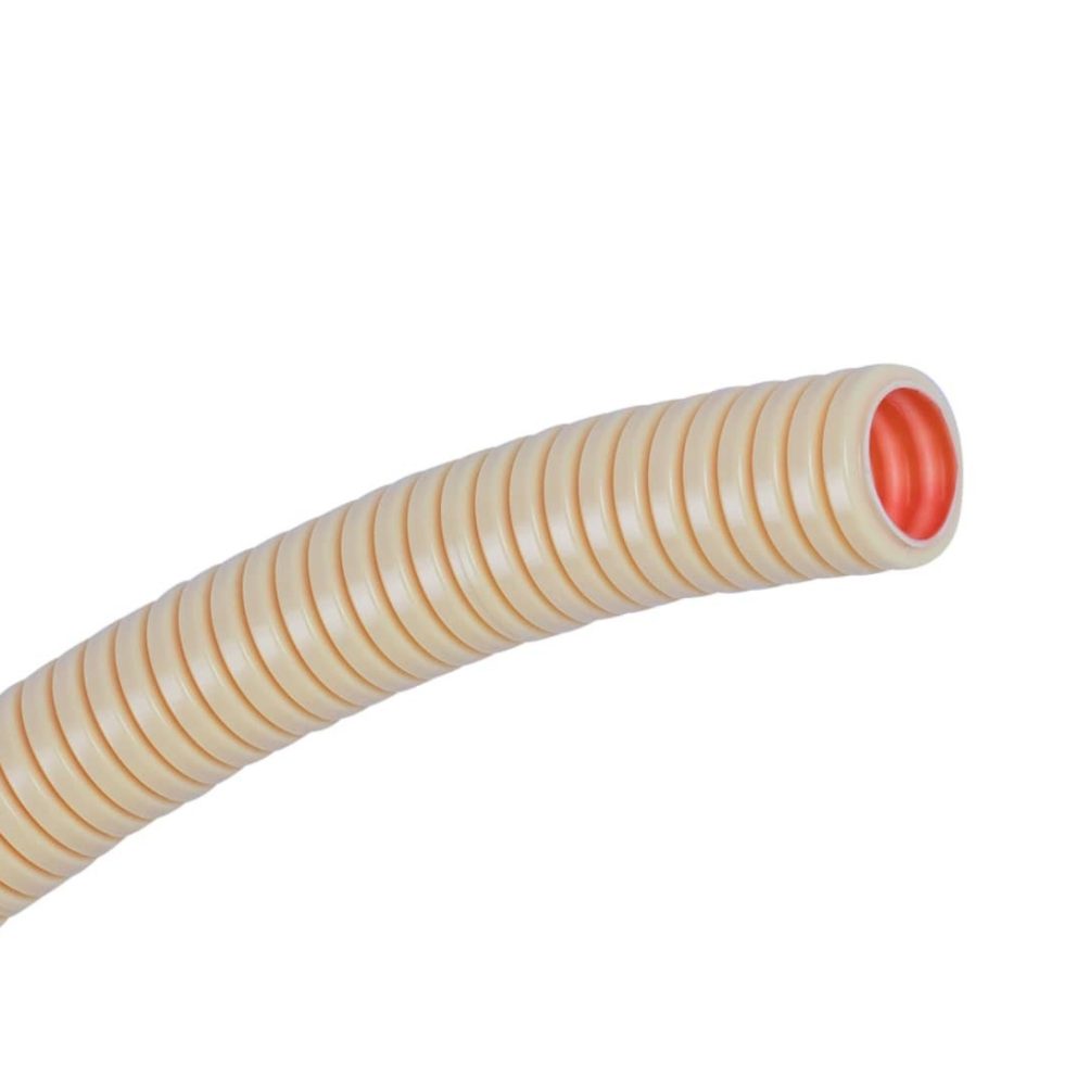 PVC FLEXIVOLT FLEXIBELE BUIS LOW FRICTION 25MM 50 METER 750N CREME